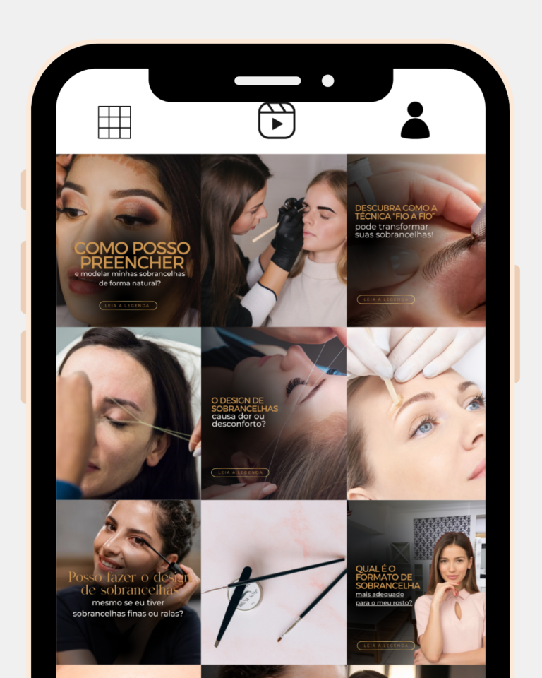 150 Idéias de Conteúdos Para Designer de sobrancelhas